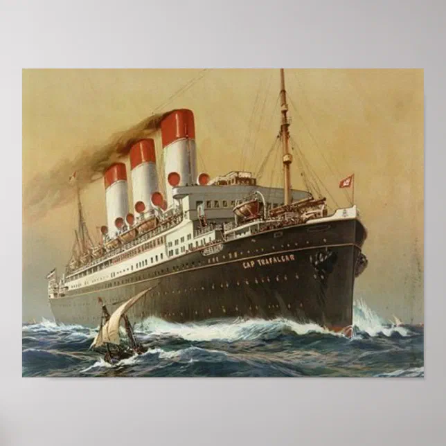 SMS Cap Trafalgar Poster | Zazzle