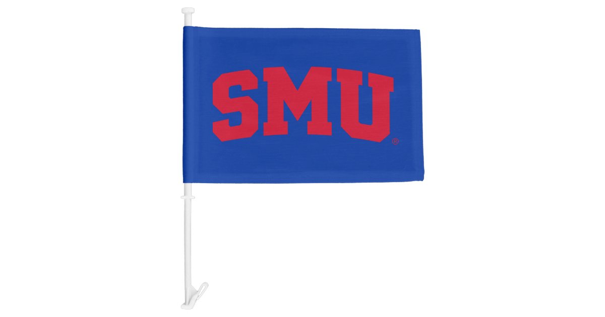 SMU CAR FLAG | Zazzle