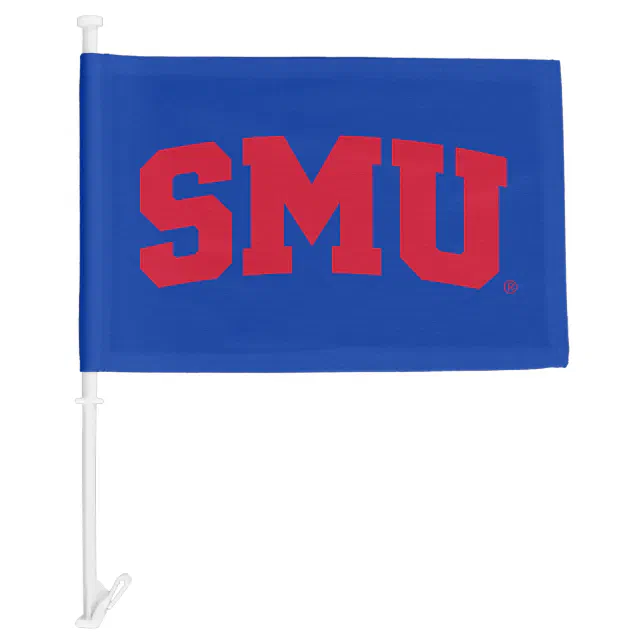 SMU CAR FLAG | Zazzle