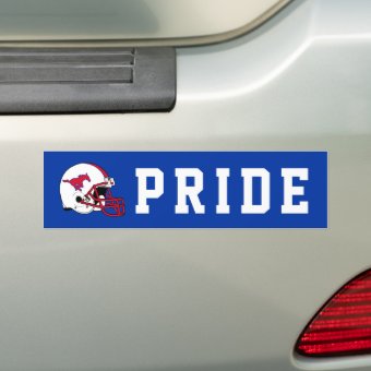SMU Football Bumper Sticker | Zazzle