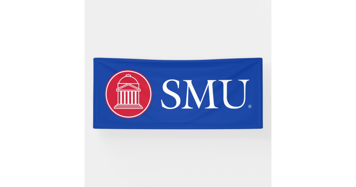 SMU Institutional Mark Banner | Zazzle