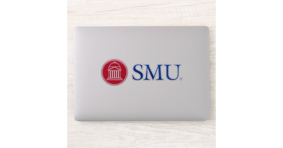 SMU Institutional Mark Sticker | Zazzle