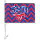 SMU Mustangs Chevron Pattern Car Flag | Zazzle