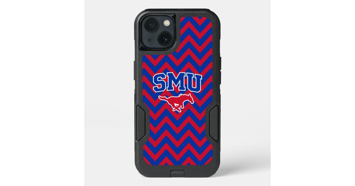 SMU Mustangs Chevron Pattern Otterbox iPhone Case | Zazzle