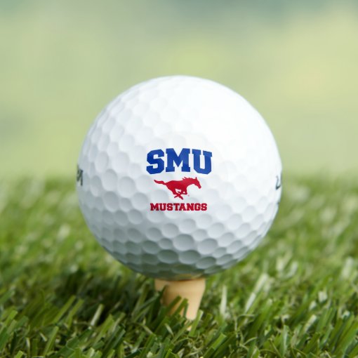SMU Mustangs Golf Balls | Zazzle