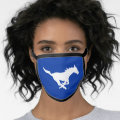SMU Mustangs Logo Face Mask | Zazzle