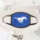 SMU Mustangs Logo Face Mask | Zazzle