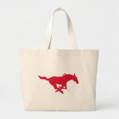 SMU Mustangs Logo Large Tote Bag | Zazzle