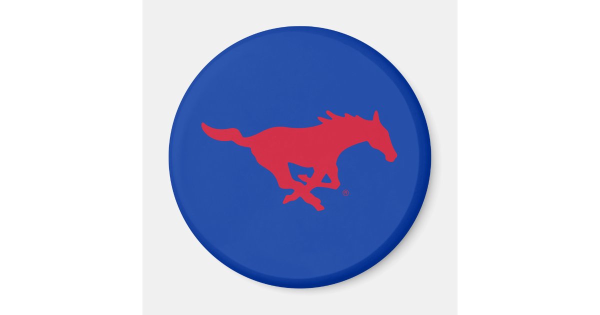 SMU Mustangs Logo Magnet | Zazzle