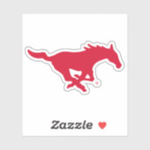 SMU Mustangs Logo Sticker | Zazzle