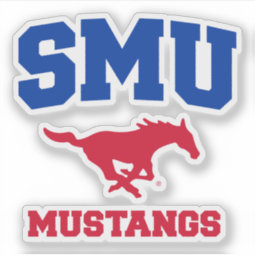 SMU Mustangs Sticker | Zazzle