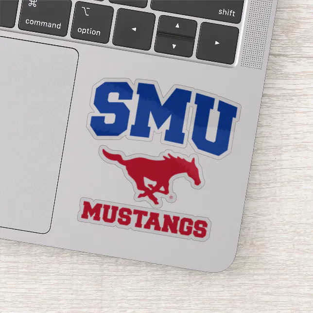 SMU Mustangs Sticker | Zazzle