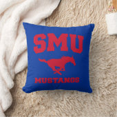 SMU Mustangs Throw Pillow | Zazzle