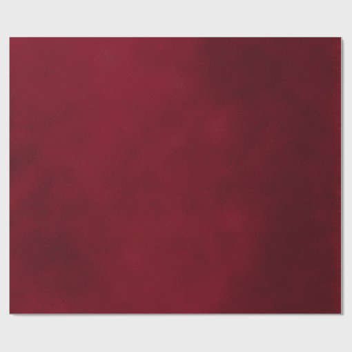 Smudge Burgundy Red Wrapping Paper | Zazzle