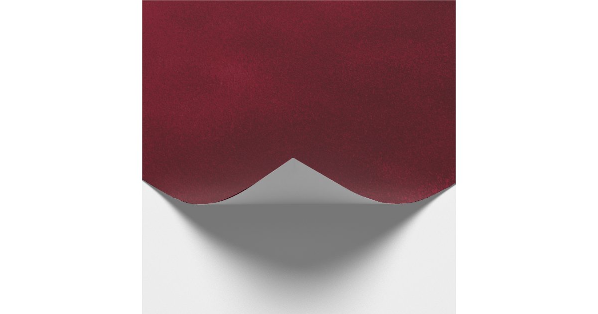 Smudge Burgundy Red Wrapping Paper | Zazzle