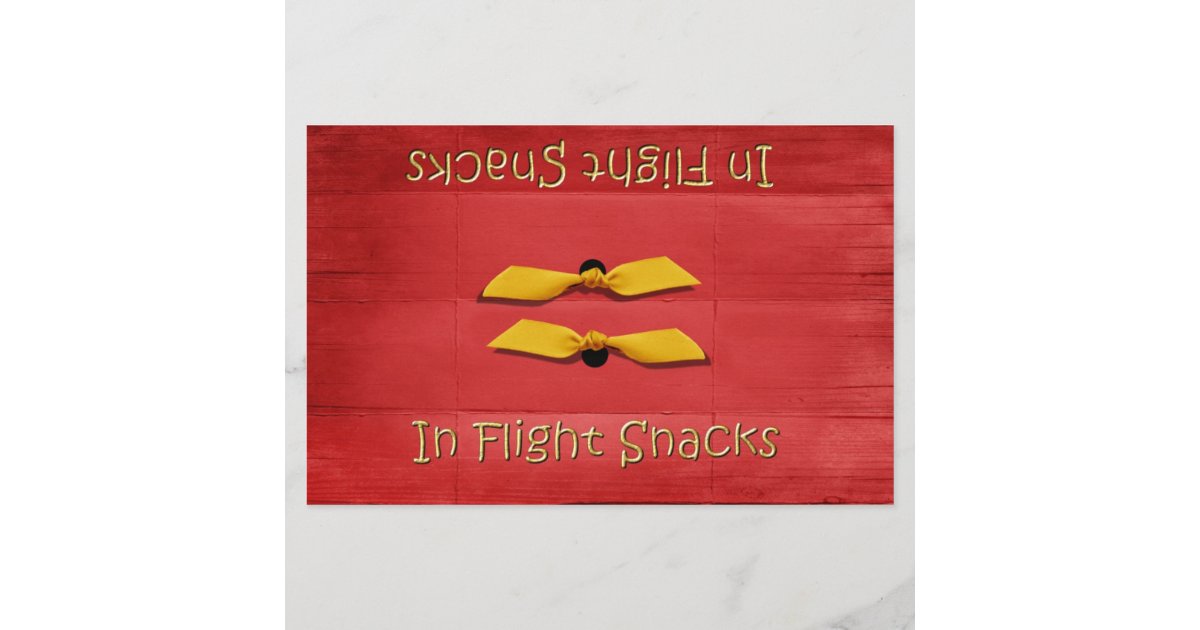 Snack Bag Topper Flyer | Zazzle
