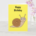 Snail Card | Zazzle