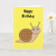 Snail Card | Zazzle