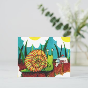 Snail Mail Card | Zazzle