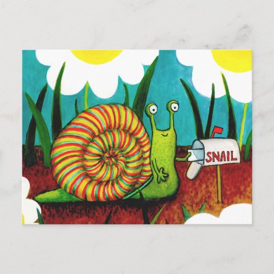 Snail Mail Card | Zazzle