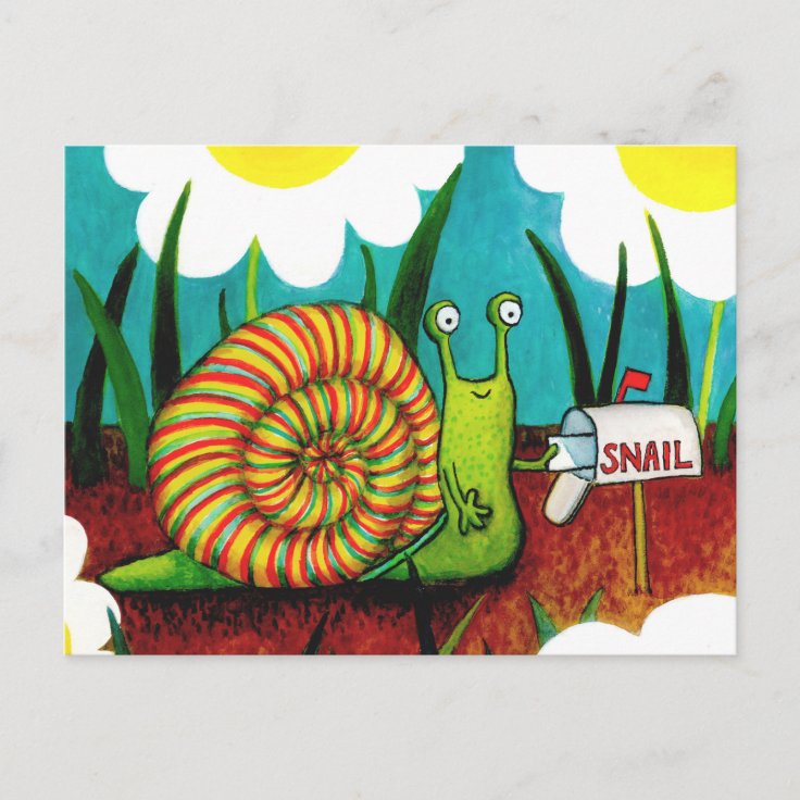 Snail Mail Card | Zazzle