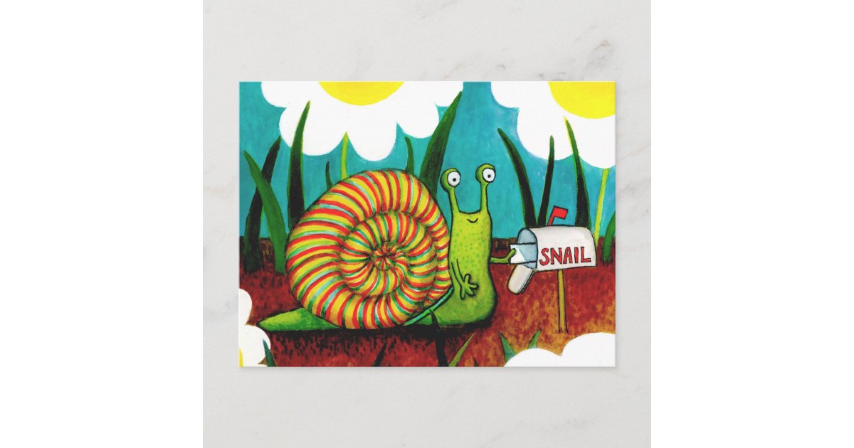 Snail Mail Card | Zazzle