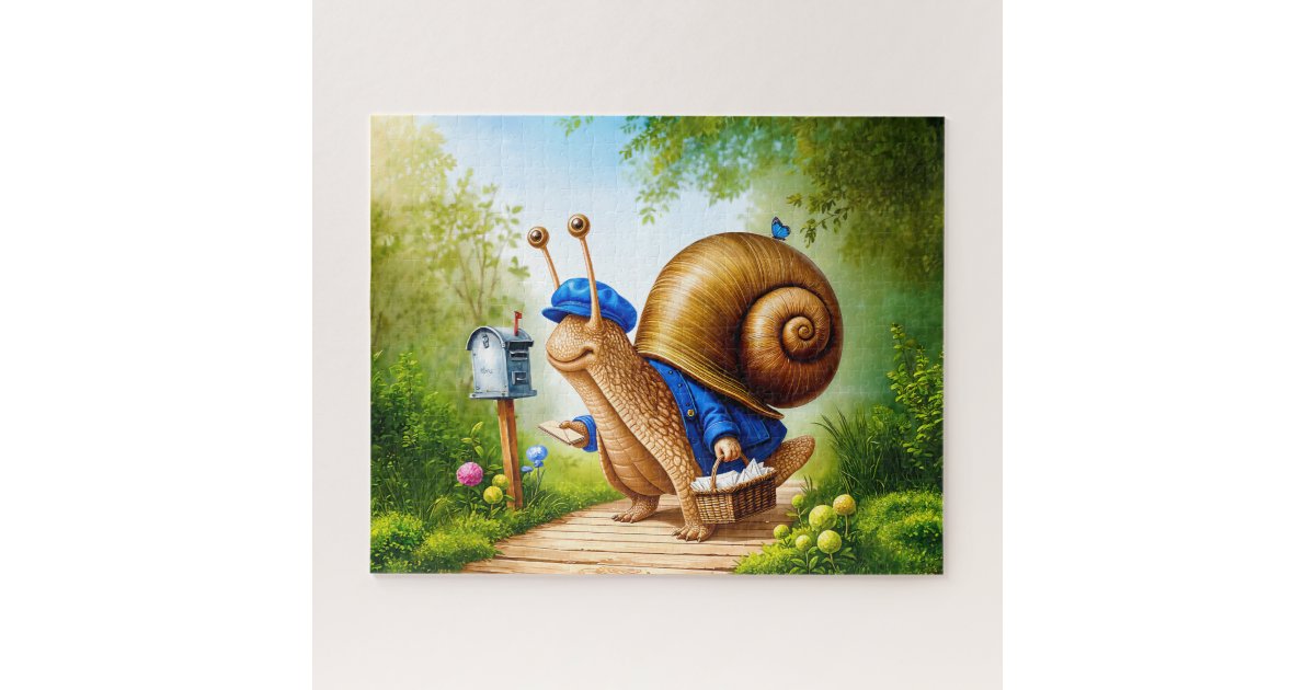 Snail Mail Jigsaw Puzzle | Zazzle