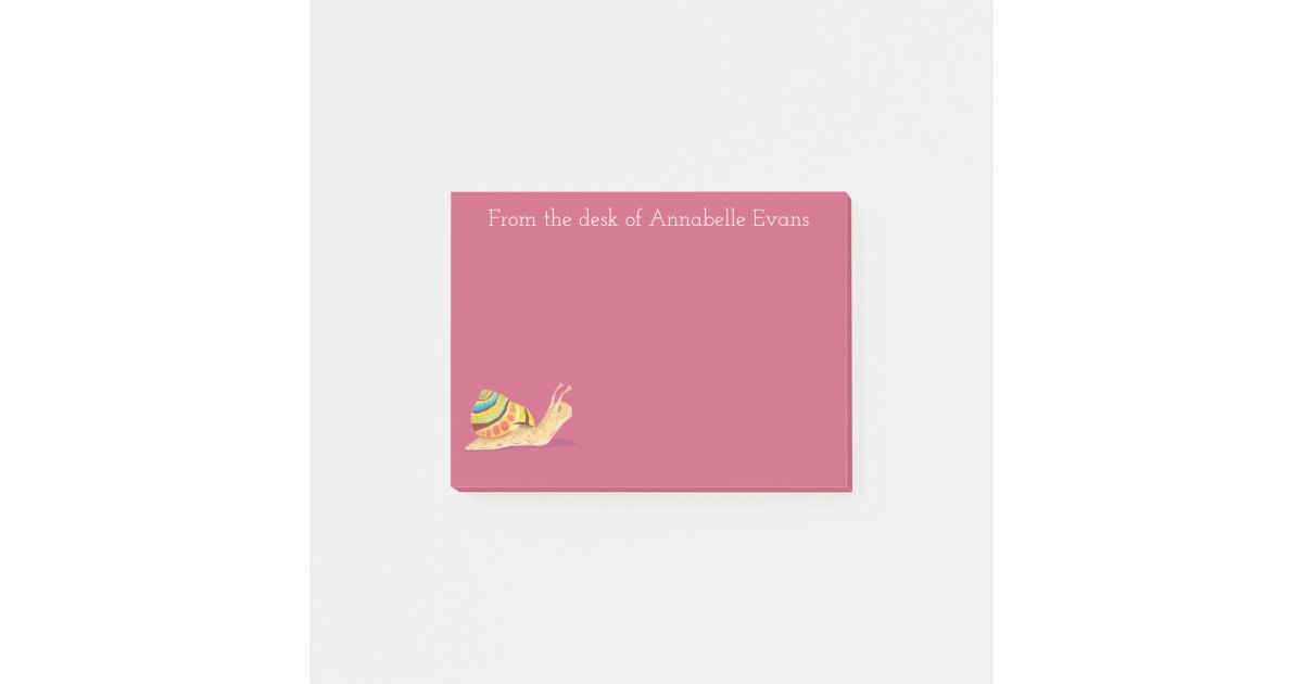 Snail Mail Post-it Notes | Zazzle