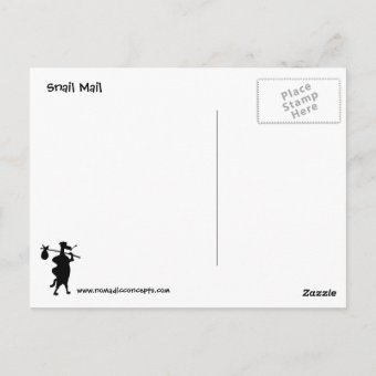 Snail Mail Postcard | Zazzle