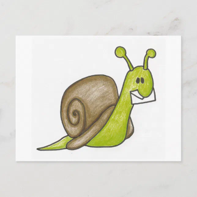 Snail Mail Postcard | Zazzle