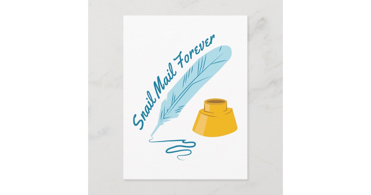 Snail Mail Postcard | Zazzle
