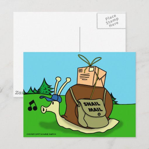 Snail Mail Postcard | Zazzle