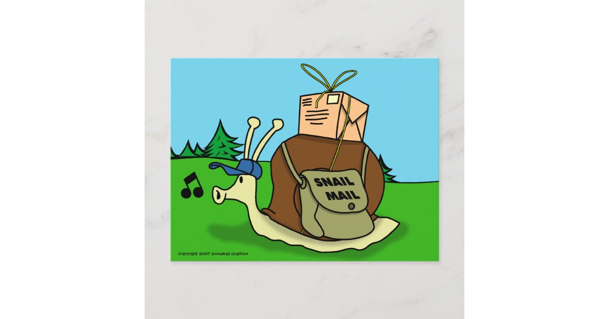 Snail Mail Postcard | Zazzle
