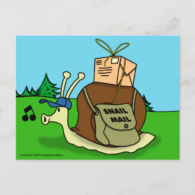 Snail Mail Postcard | Zazzle
