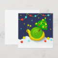 Snail with Christmas Tree | Zazzle