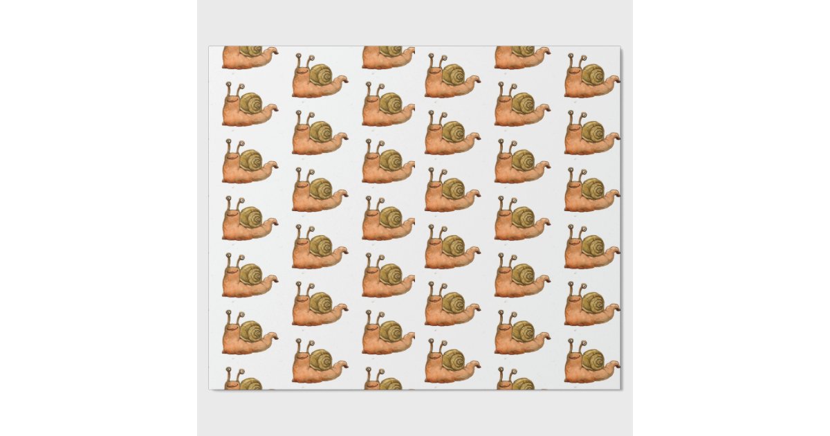 snails wrapping paper | Zazzle