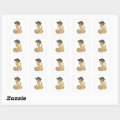 Snake as Pirate with Hook hand & Eye patch Square Sticker | Zazzle