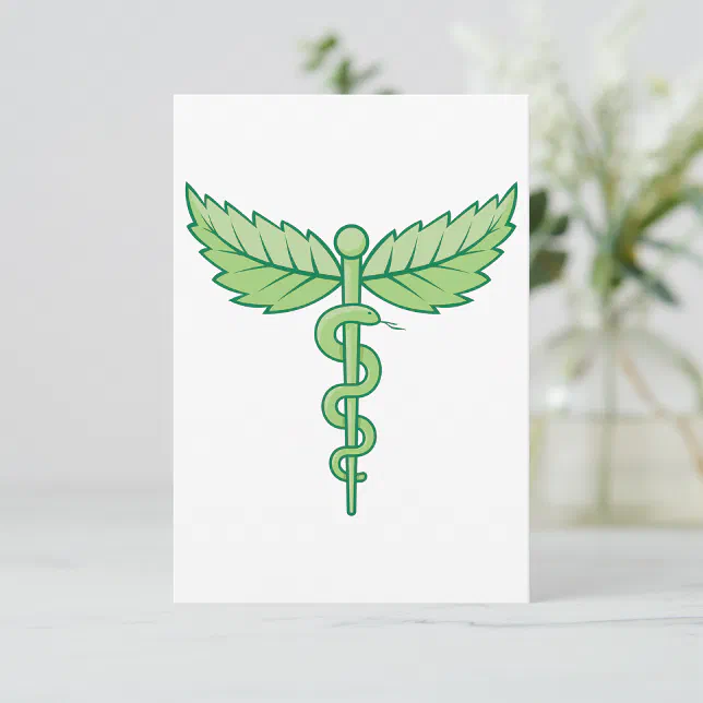 Snake Caduceus Invitations | Zazzle