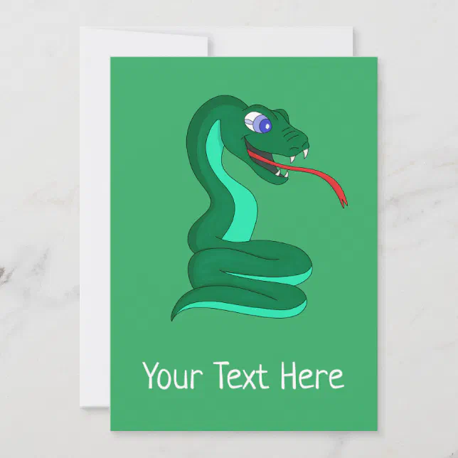 Snake Card | Zazzle