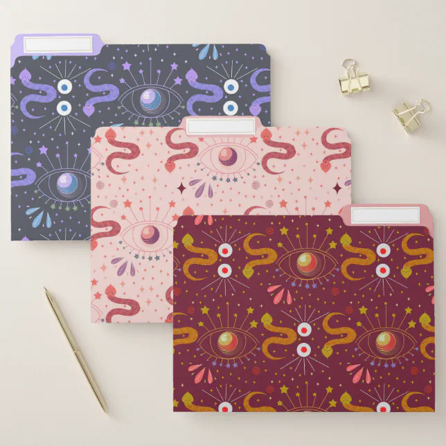 Snake Goddess File Folder | Zazzle