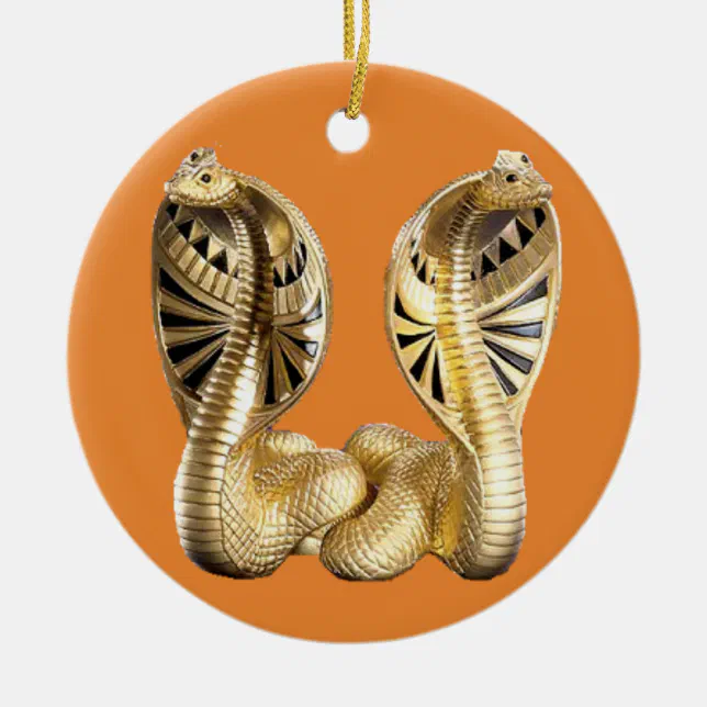 Snake lovers Christmas ornaments. Ceramic Ornament | Zazzle