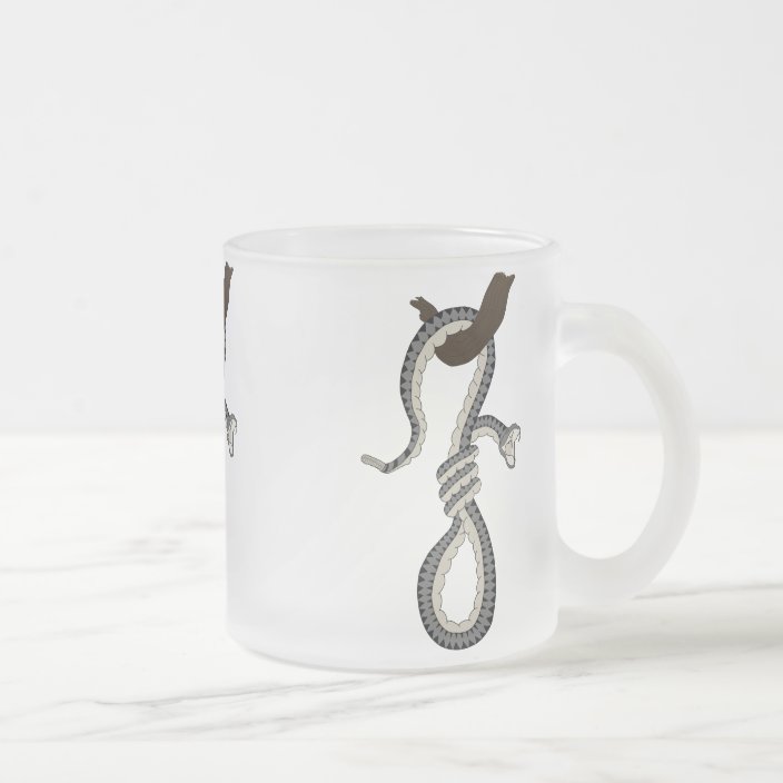 Snake Noose Frosted Glass Coffee Mug | Zazzle.com