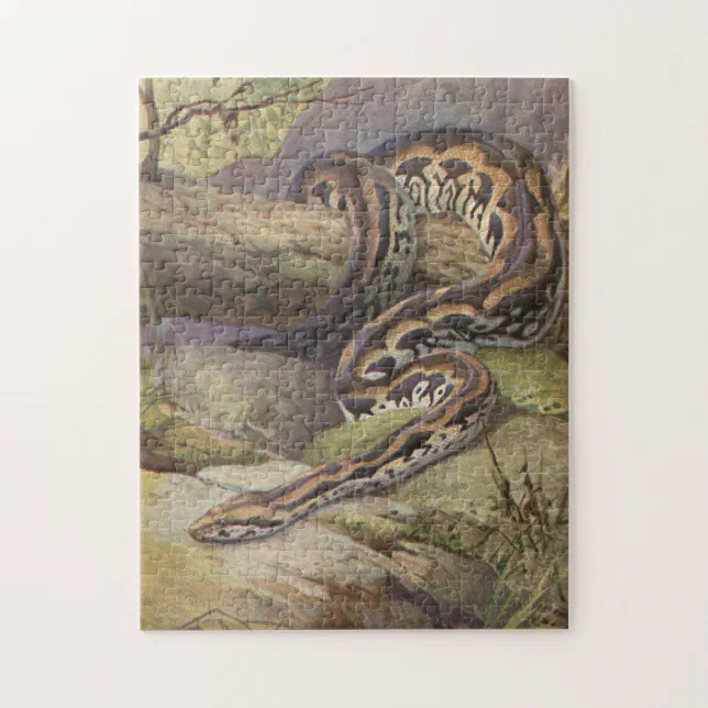 Snake Puzzle Illustration | Zazzle