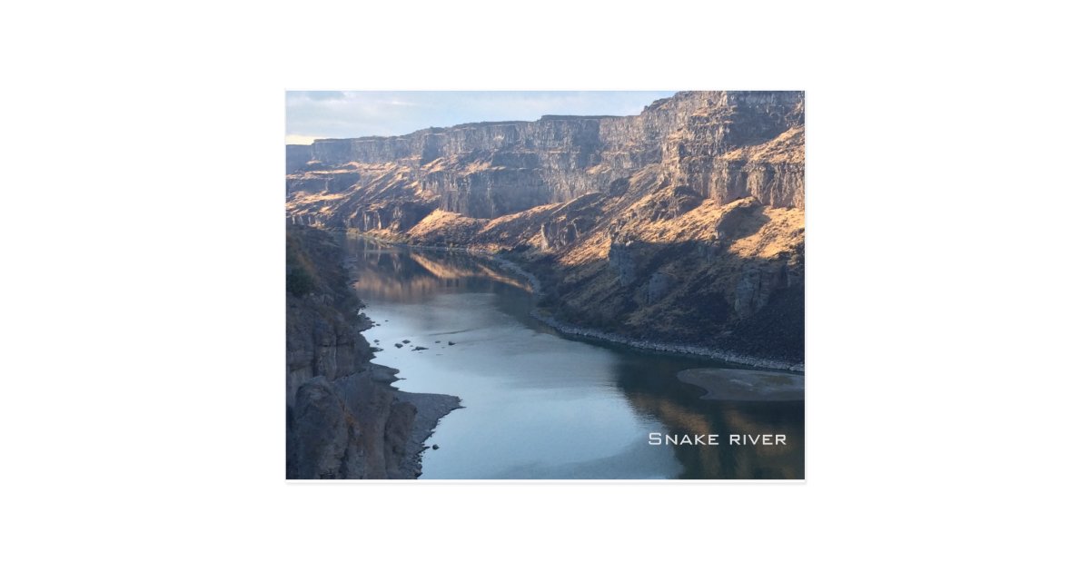 Snake river postcard | Zazzle.com