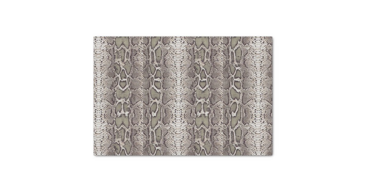 Snake Skin Animal Print Tissue Paper | Zazzle