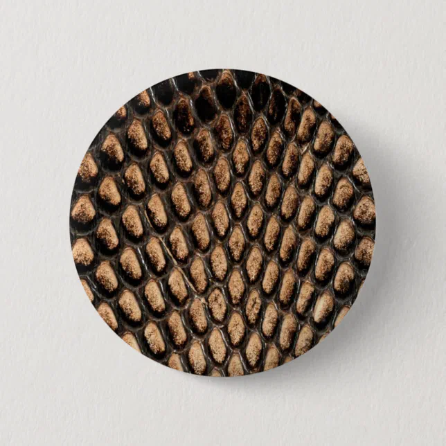 Snake Skin Button | Zazzle
