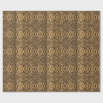 Snake Skin Gift Wrapping Paper | Zazzle