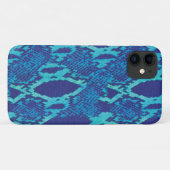 Snake Skin in Blue Design Case-Mate iPhone Case | Zazzle