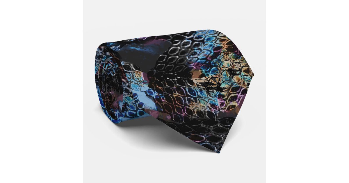 Snake skin neck tie | Zazzle.com
