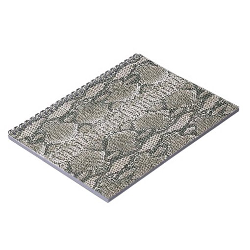 Snake Skin Spiral Notebook | Zazzle